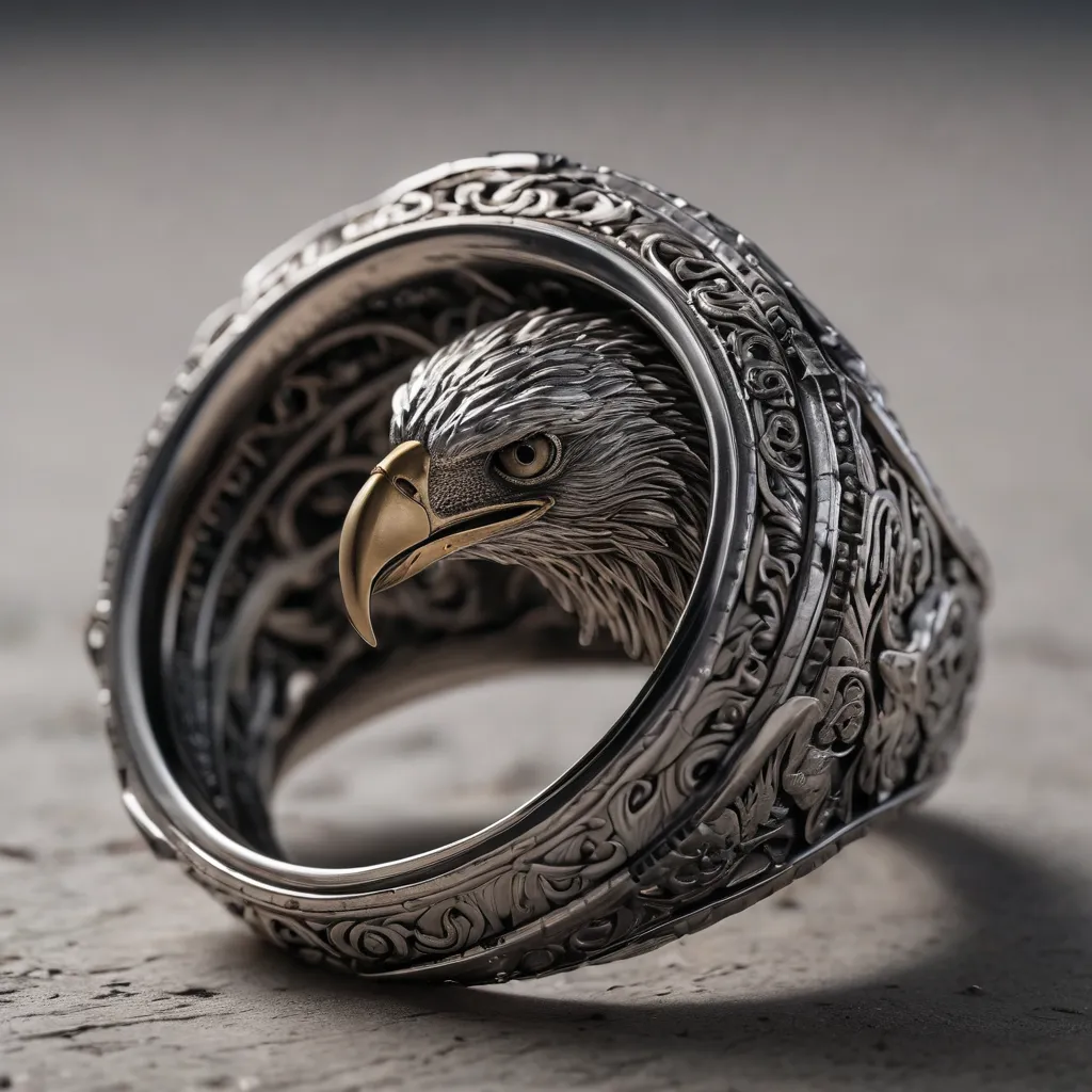 Eagle Rings for Men: Crafting Strength and Style