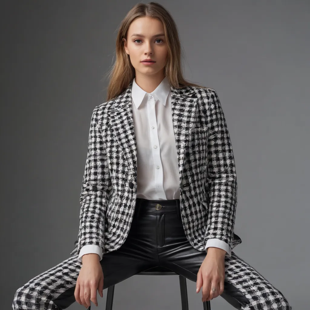 Exploring the Allure of Black and White Checkered Pants