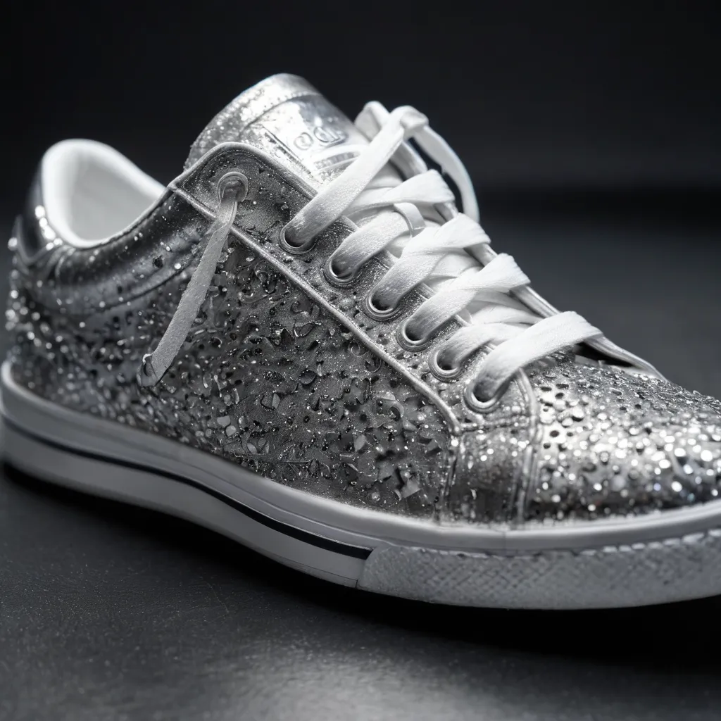 The Allure of Silver Sparkle Tennis Shoes