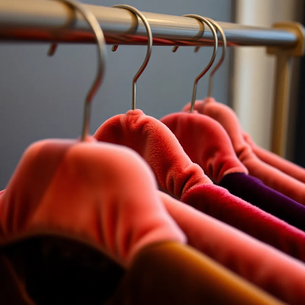 Mizgi Premium Velvet Hangers: A Stylish Solution for Your Wardrobe